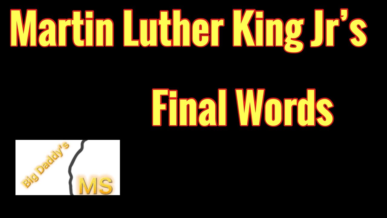 MLK jr’s Last Words & Lorraine Hotel History#nationalcivilrightsmuseum ...