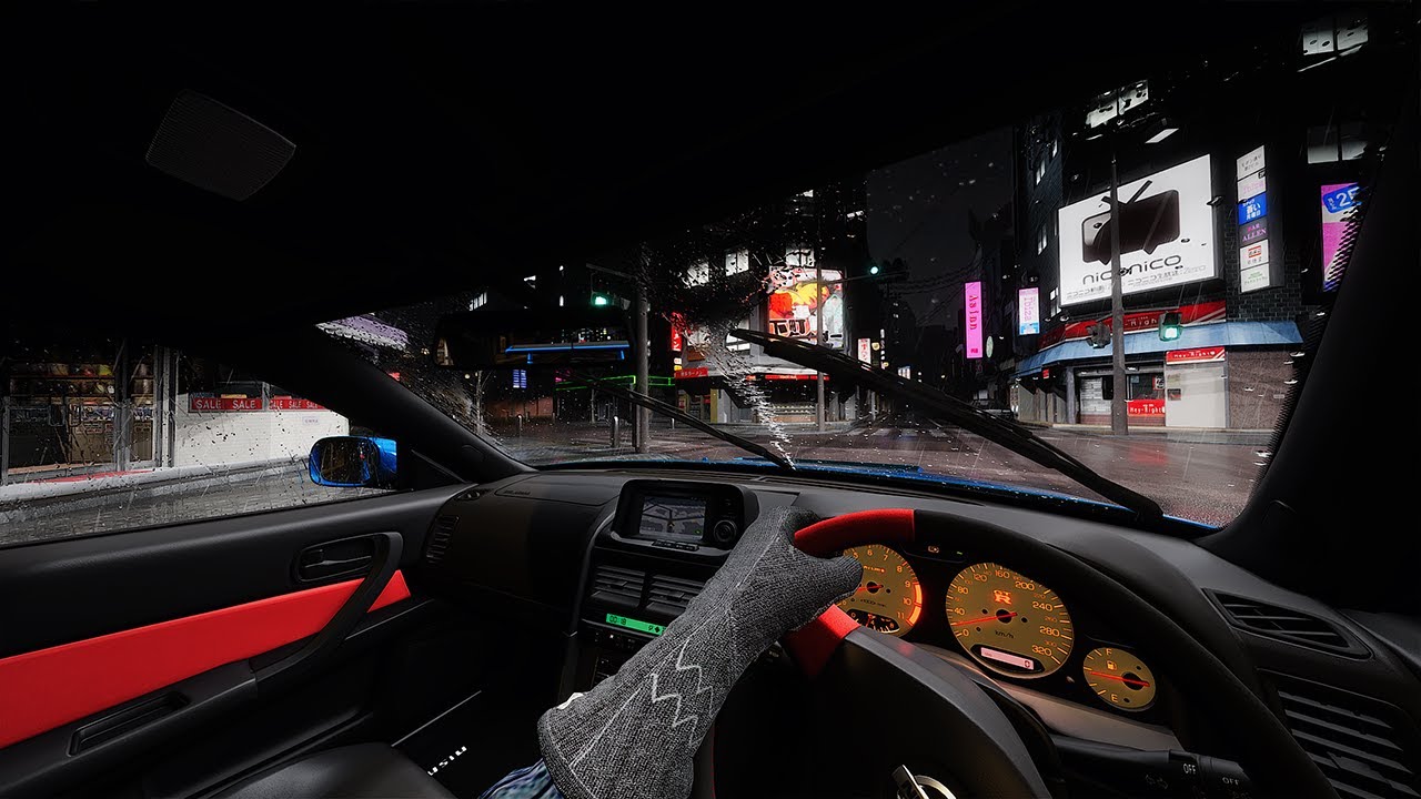 Nissan Skyline GT-R R34 Night Drive in Japan - YouTube