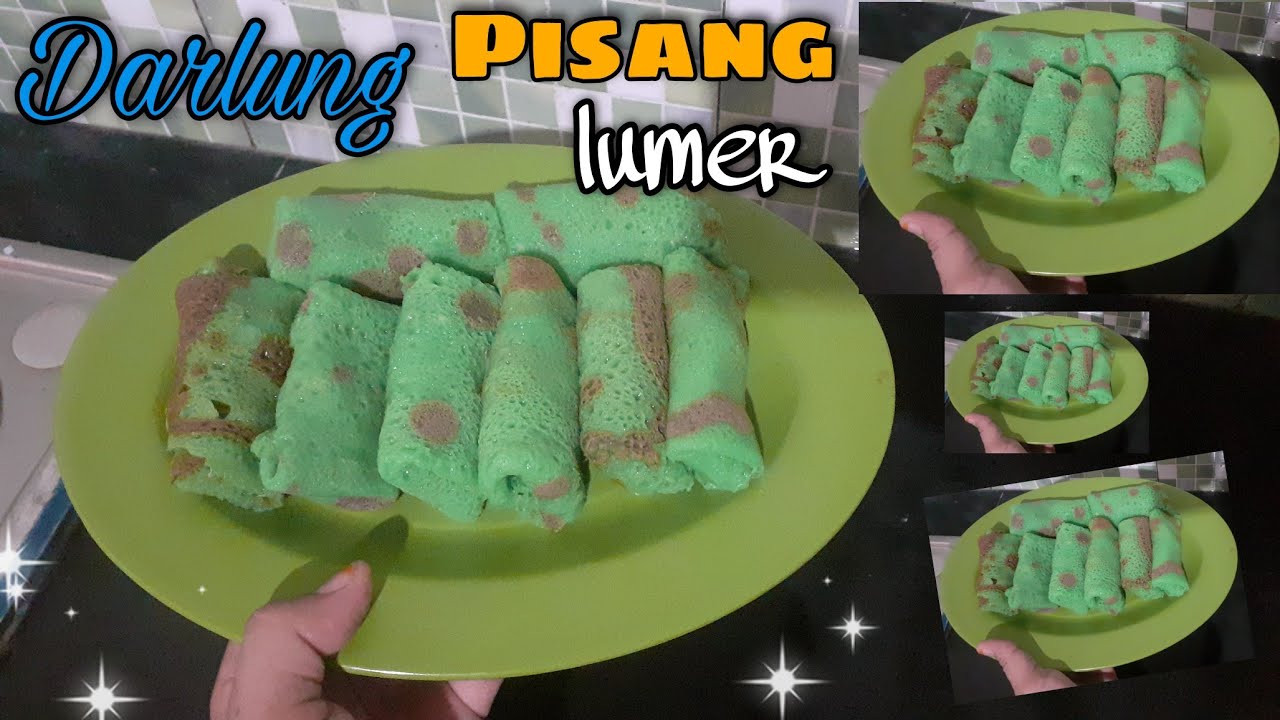 Dadar Gulung Isi Pisang Lumer Cemilan Enak Cuma 2 bahan - YouTube