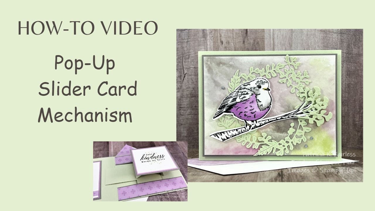 Pop Up Slider Fun Fold - YouTube