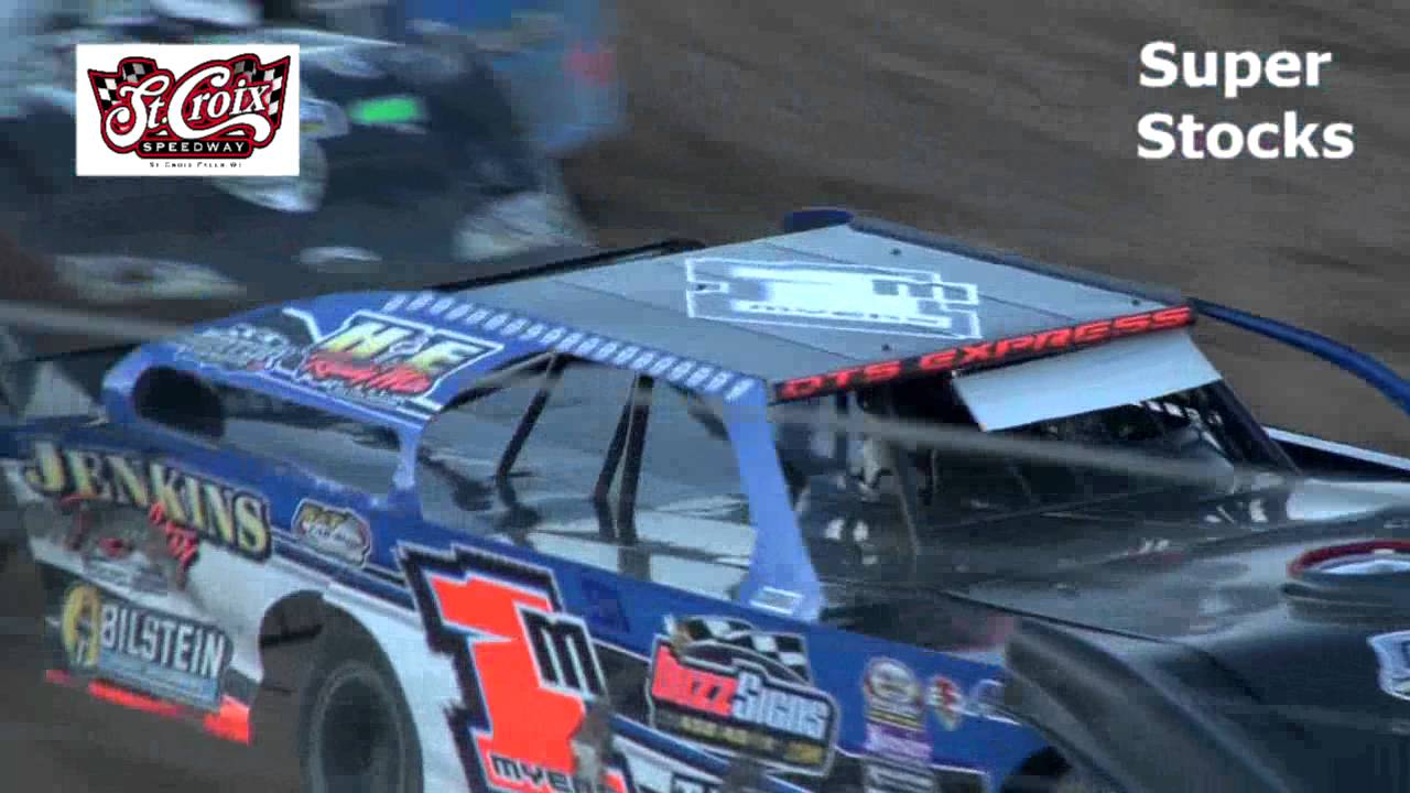 7-17-2016 Wissota Super Stocks St. Croix Speedway - YouTube