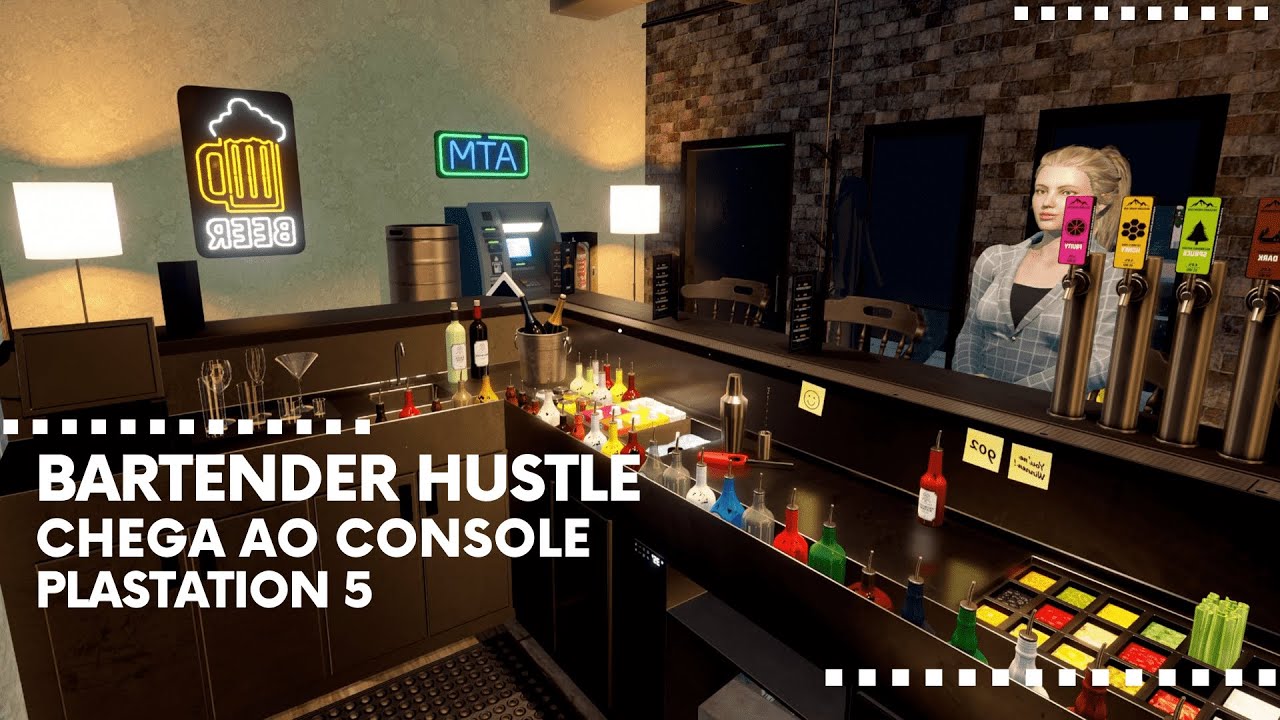 Bartender Hustle Chega ao Console PlayStation 5 - YouTube