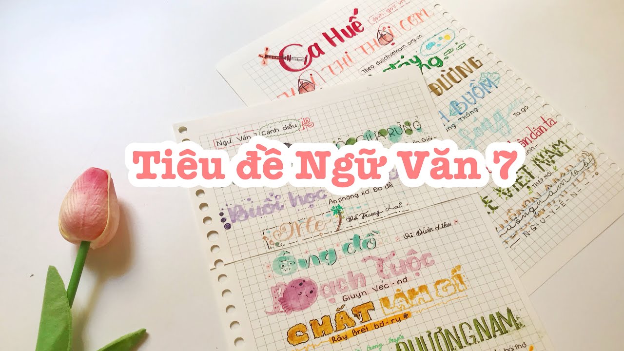 Vi t Ti u Ng V n C nh Di u L p 7 B S ch M i YouTube