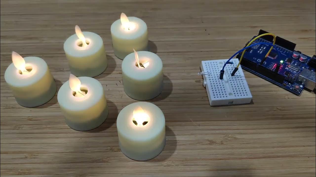 Arduino-controlled LED Candles LEAP#625 - YouTube