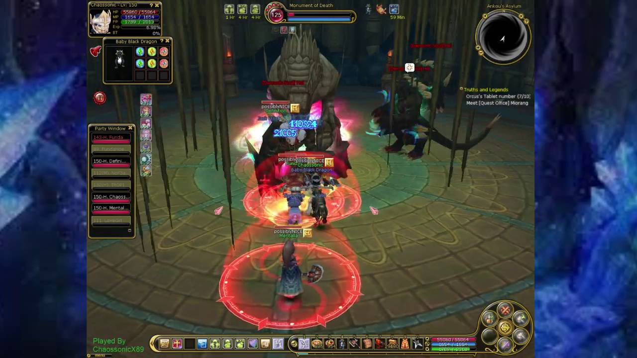 Flyff CW Dungeon Run - Temple of Behemoth - YouTube