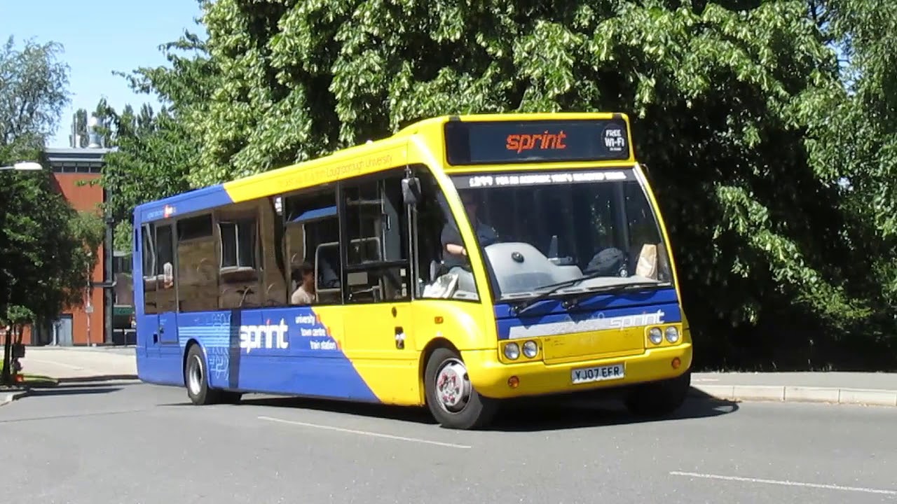 Sprint Buses at Loughborough University June 2018 - YouTube