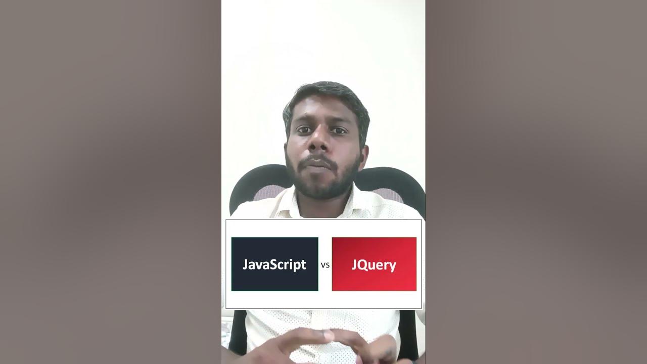 Javascript Vs Jquery Tamil Youtube