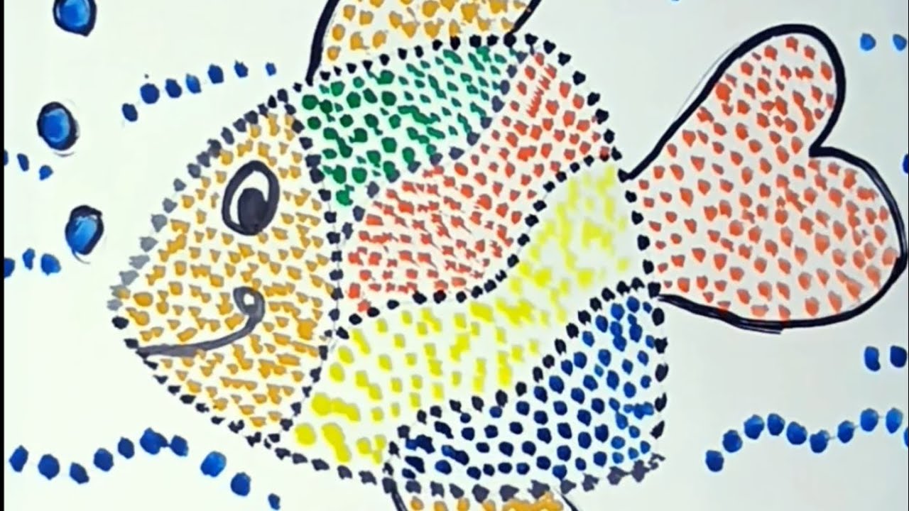 Fish Dot Painting - YouTube