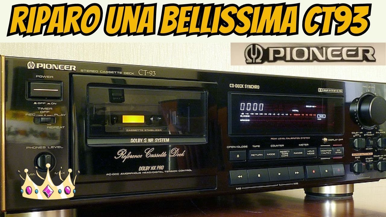 Riparazione di una CT93 Pioneer - YouTube