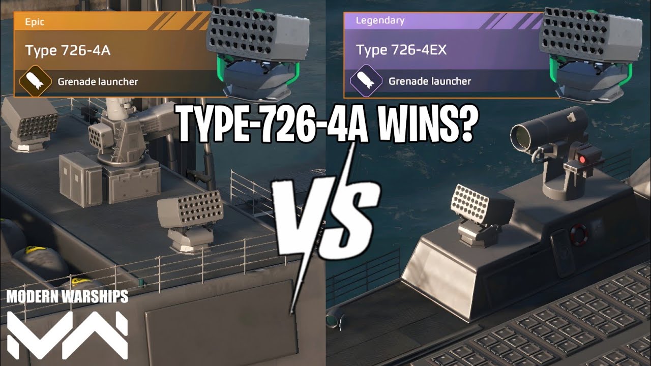 Type-726-4EX Vs Type-726-4A Comparison | Modern Warships - YouTube