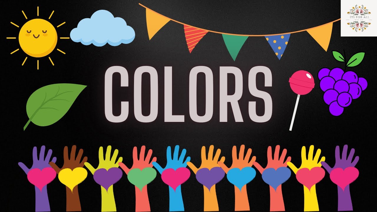Colors Song| Learn Names Of Colors| Names of Colors with Words| Nursery ...