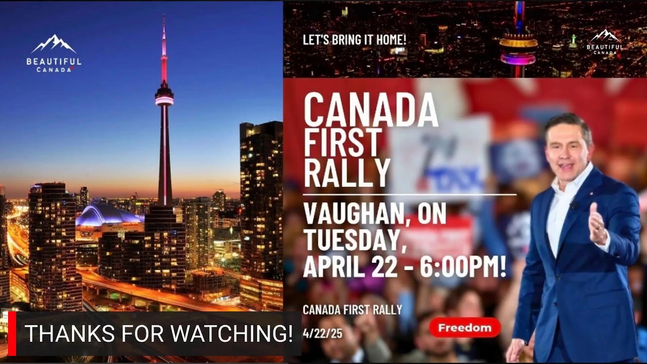 Canada First Rally LIVE with Pierre & Anna Poilievre from Vaughan ...
