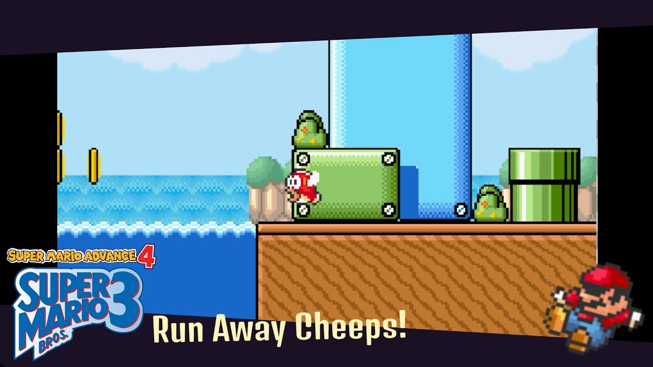 SMA4 Custom Levels: Run Away Cheeps! - YouTube