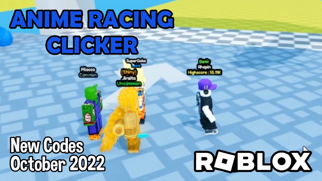 Roblox Anime Racing Clicker New Codes October 2022 - YouTube