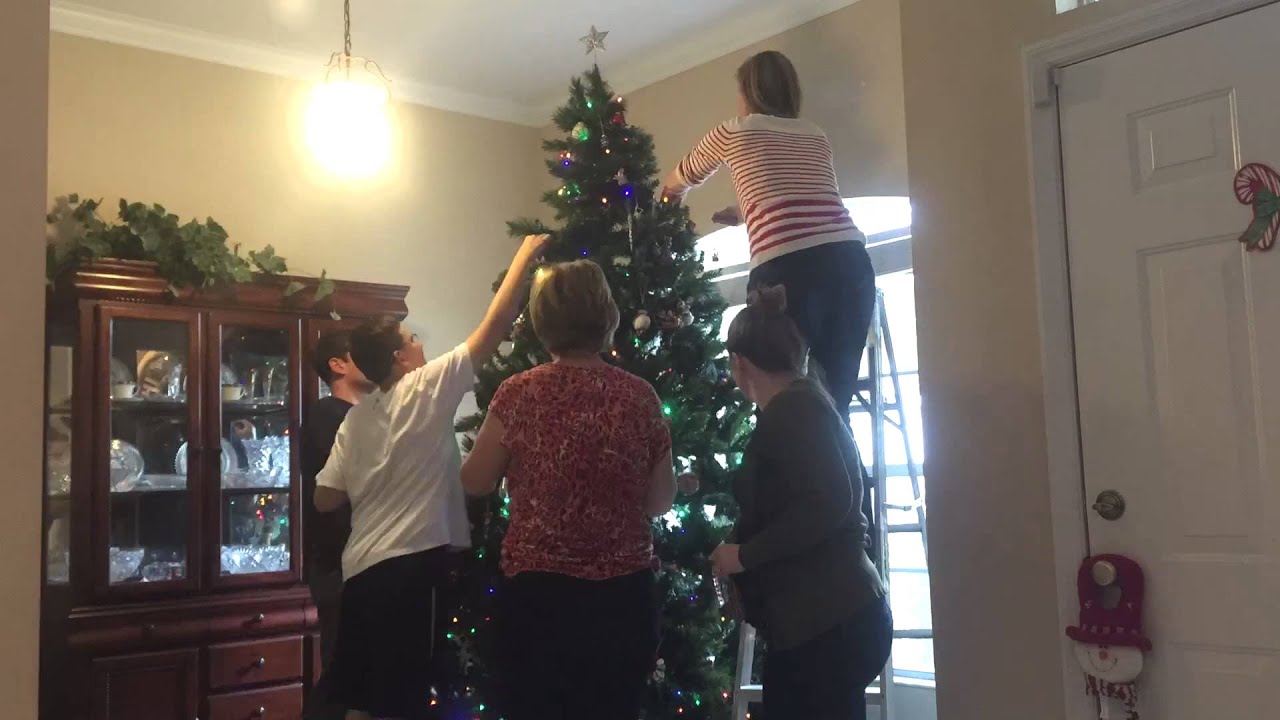 Christmas Tree Time-lapse - YouTube