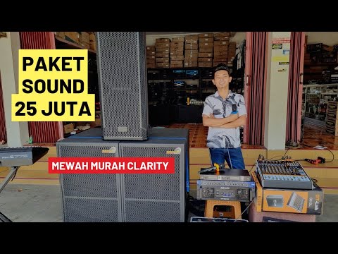 PAKET SOUND 25 JUTA CLARITY DAN BALAP - YouTube