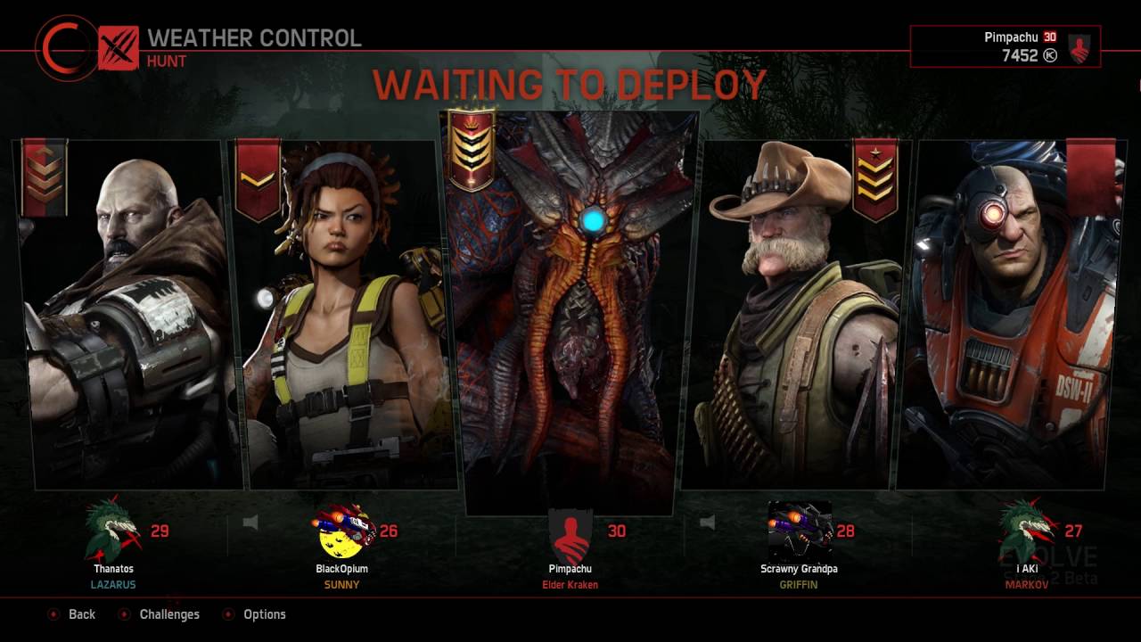 Evolve Stage 2 - ~New~ Elite Elder Kraken Skin all 3 stages (Monster G ...
