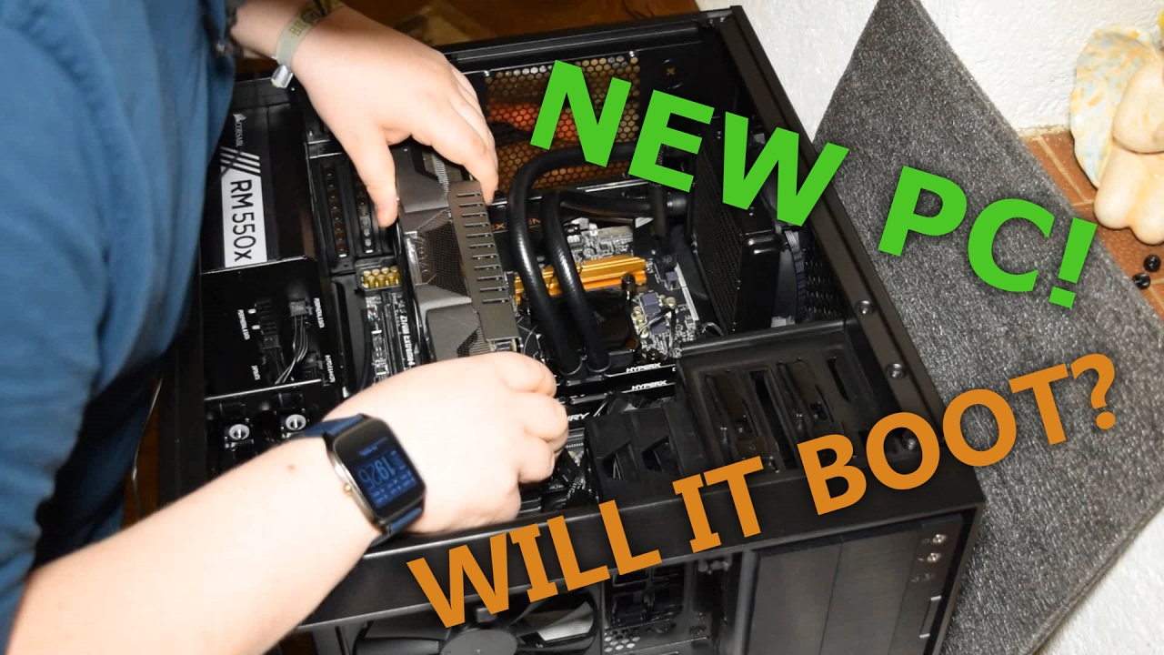Will it Boot? That is the question! - Finishing my new PC Build - YouTube