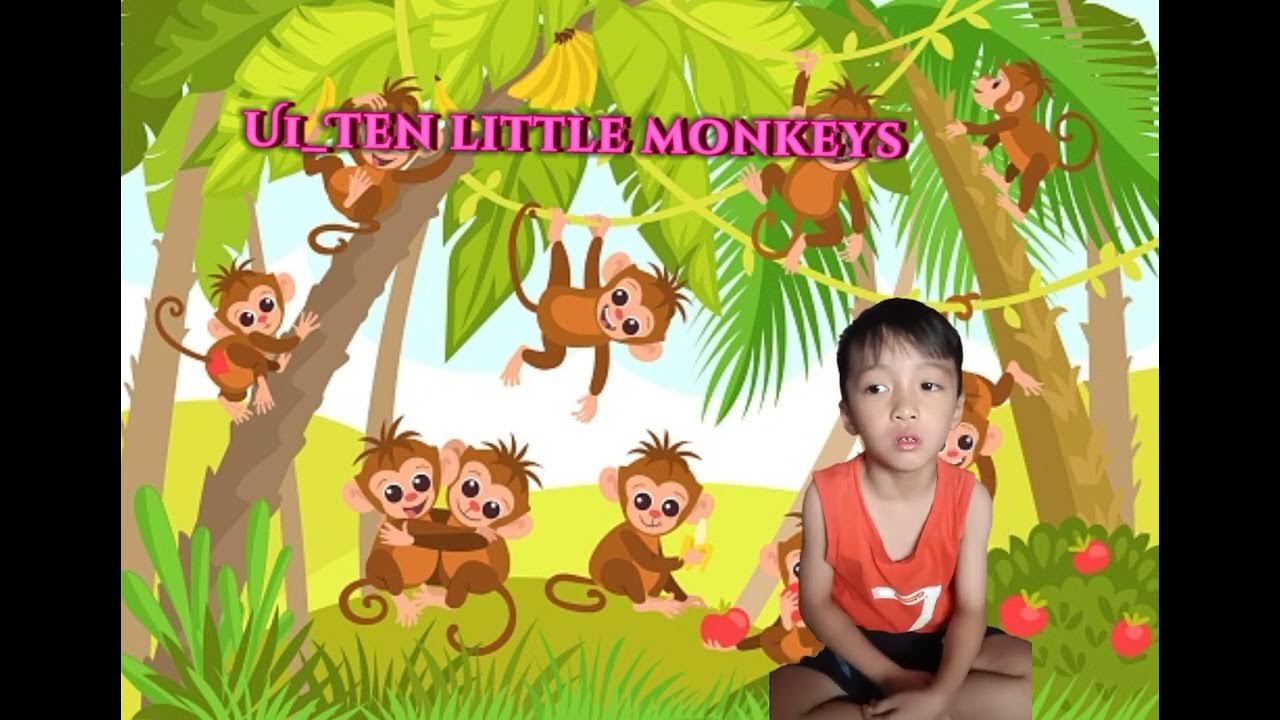 ten little monkeys - YouTube