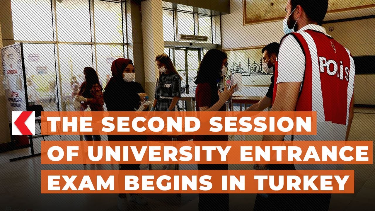 The second session of university entrance exam begins in Turkey - YouTube