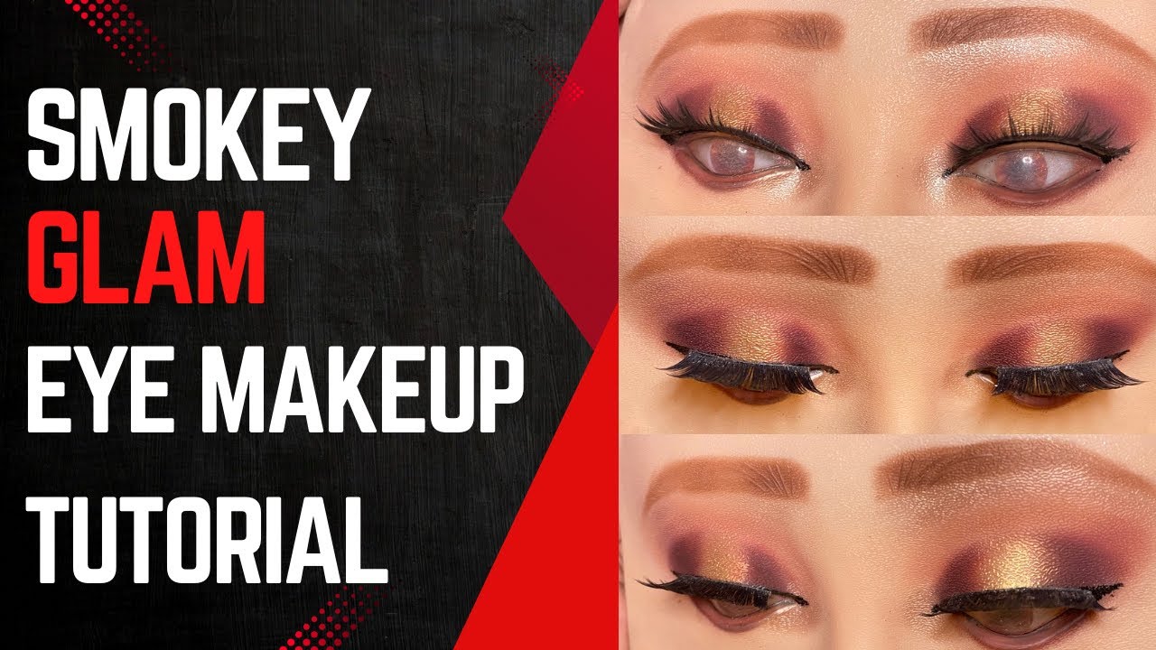 Smokey glam makeup tutorial | professional glam makeup tutorial | Bb ...