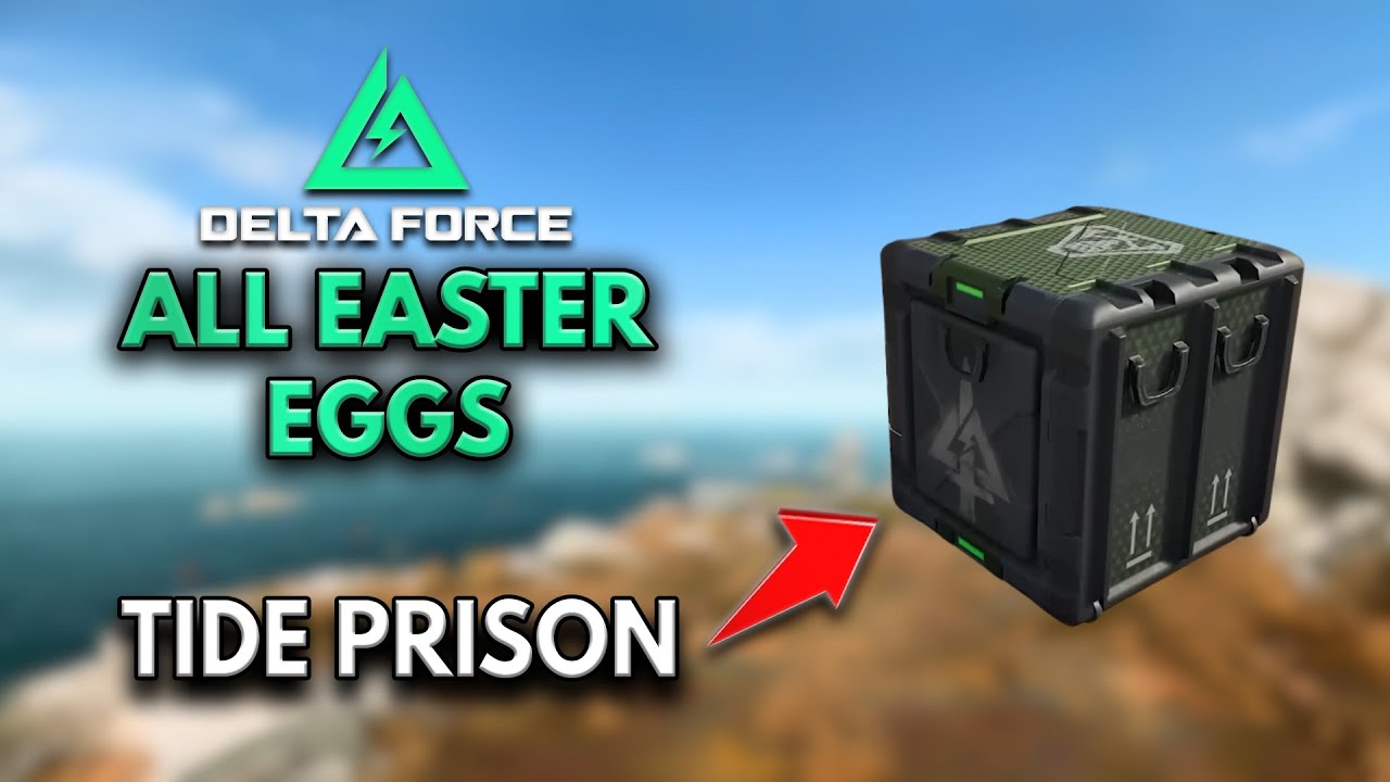 All Hidden Easter Eggs in Tide Prison Map | Unlock 4 FREE Weapon Skins in Delta Force! - YouTube