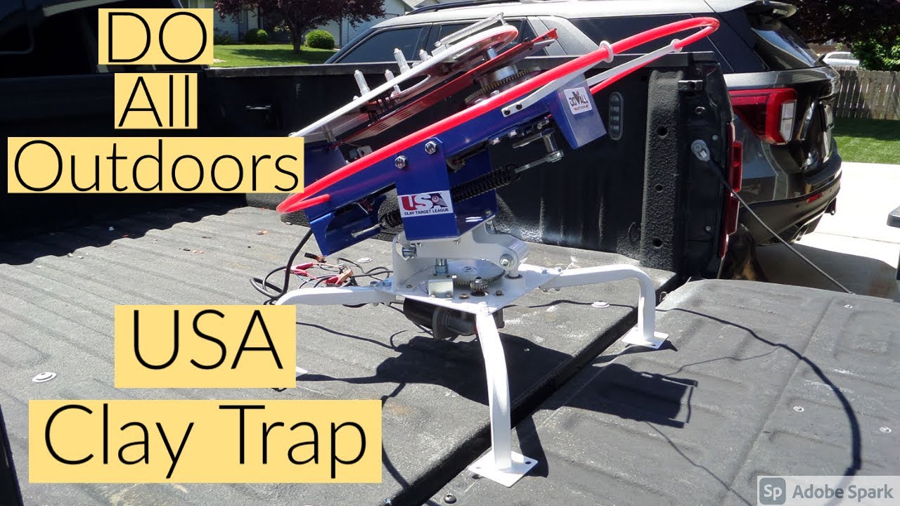 Testing the DO All Outdoors USA Clay Trap at The Range - YouTube