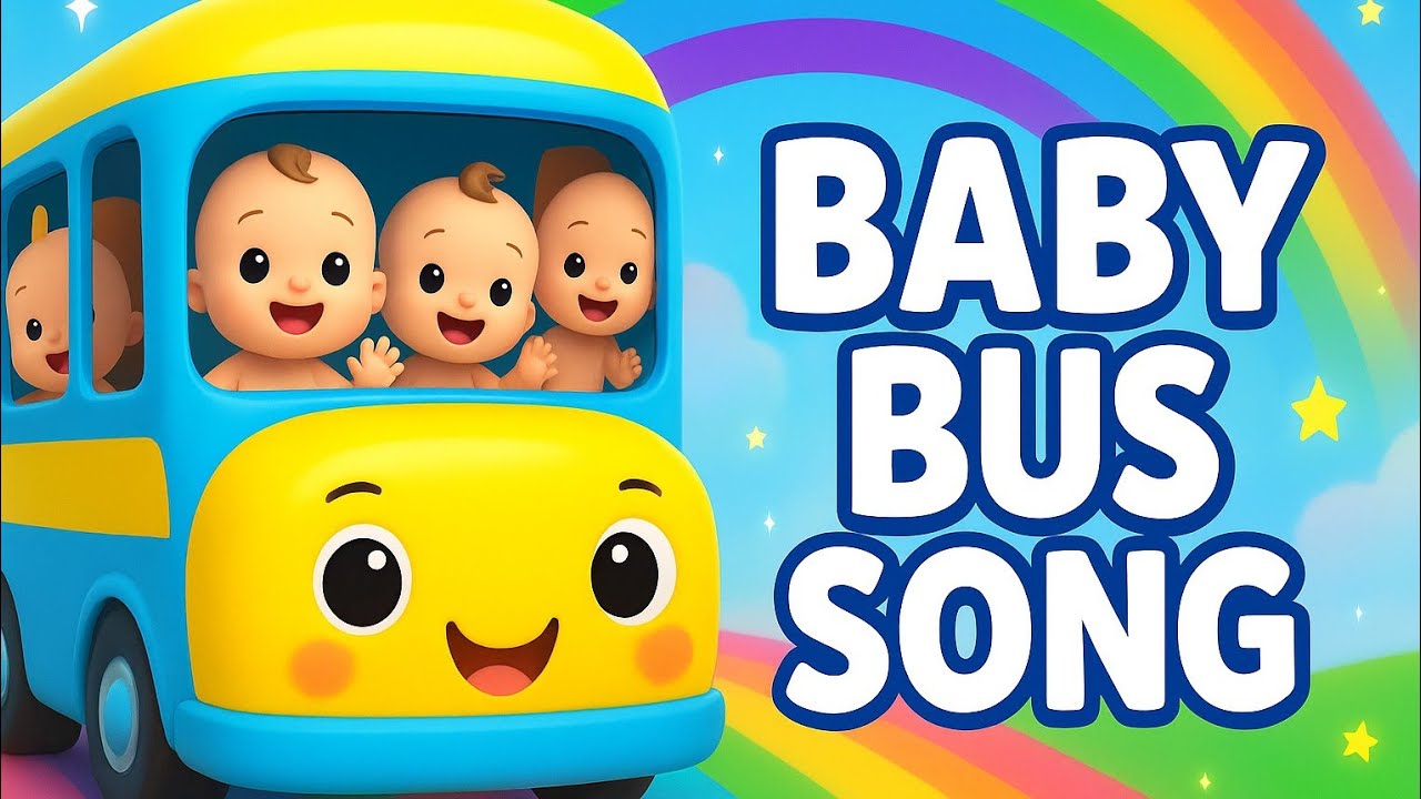 Baby Cartoon Bus Song 🚍👶 | Beep Beep Baby Rhyme | | Nursery Rhyme 2025 ...