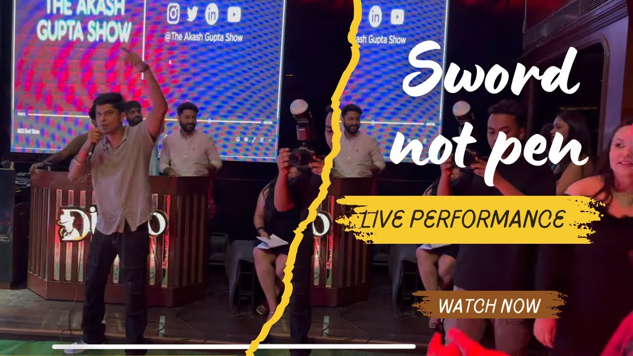 Sword not Pen ( Live Performance) Jeet Sharma || Desi Urban Music ...