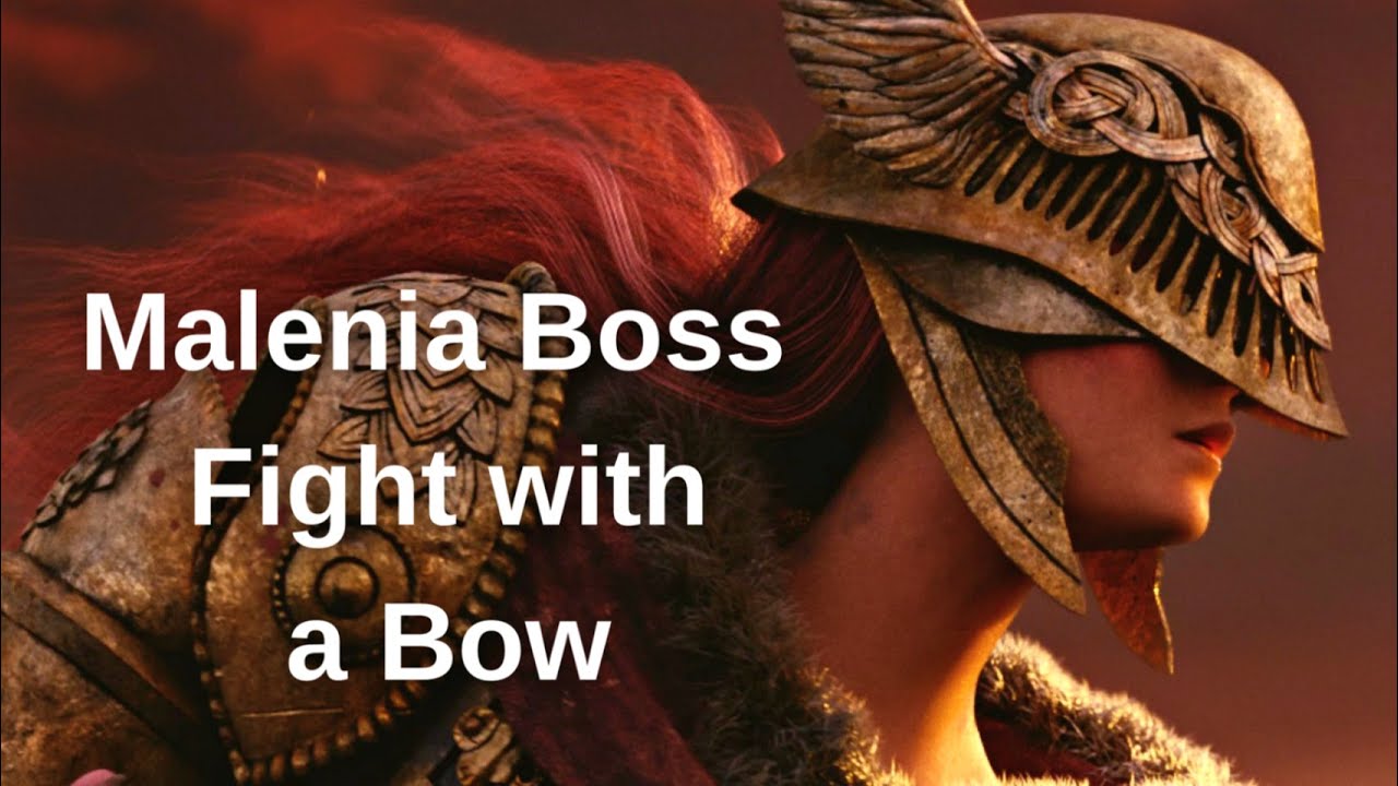 Elden Ring - Malenia Boss Fight With Bow - YouTube
