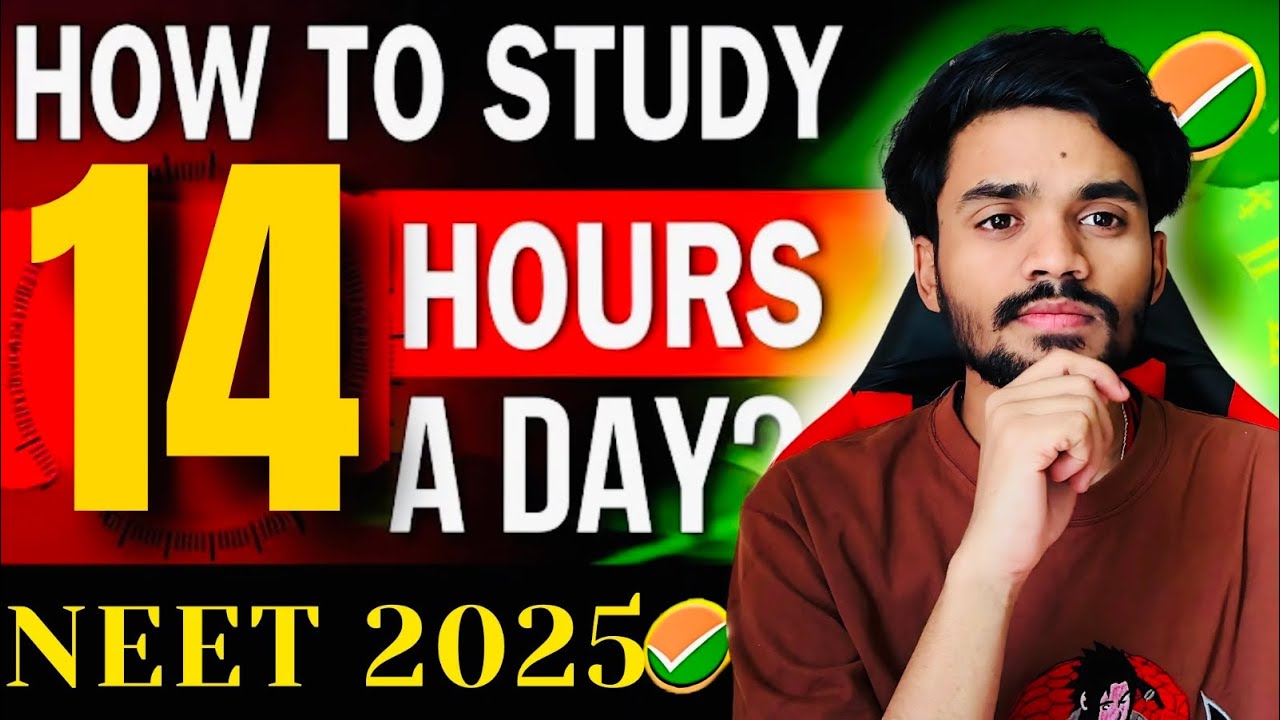 HOW TO STUDY FOR 14 HOURS A DAY WITH 100% FOCUS 😱|SCIENTIFIC STUDY ...