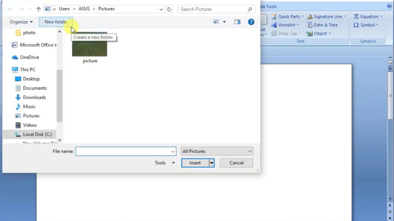 How To Insert Image In Word YouTube How To Insert Image In Word YouTube