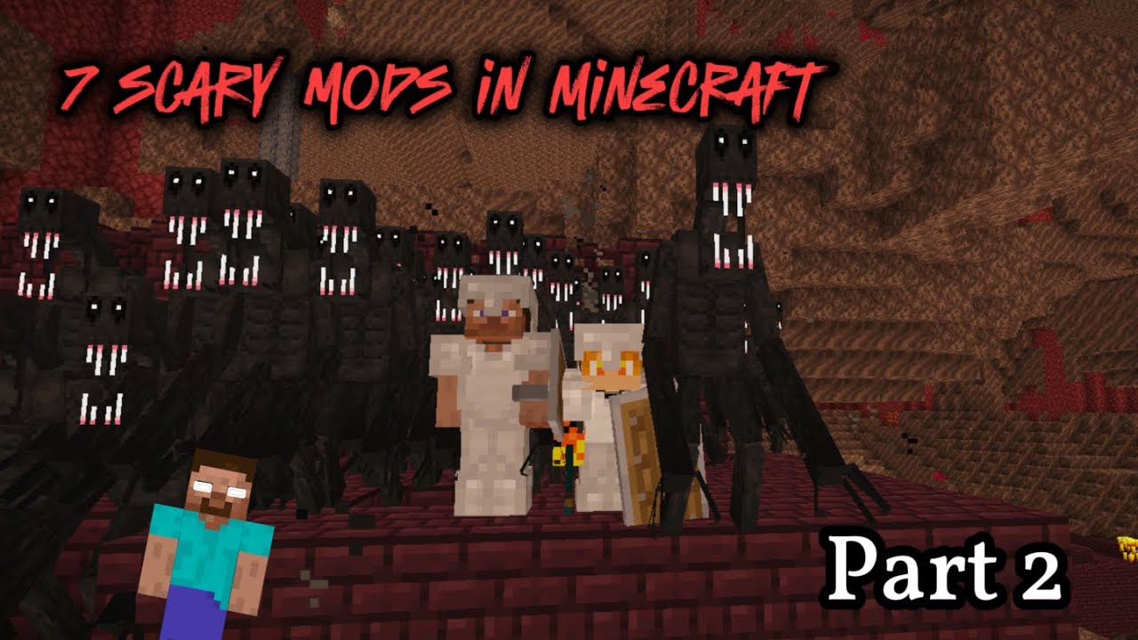 The nether! | 7 scary mods in Minecraft (Part 2) - YouTube