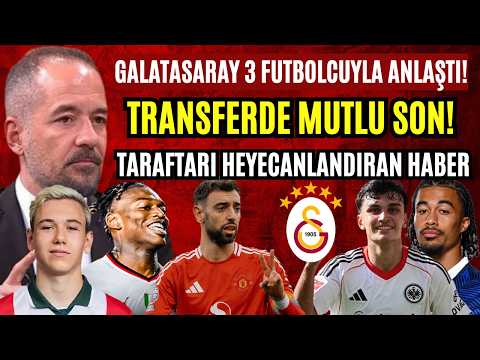Galatasaray Yönetimi 3 Yıldız İsimle Anlaşma Sağladı! Transferde Son Dakika Gelişmeleri