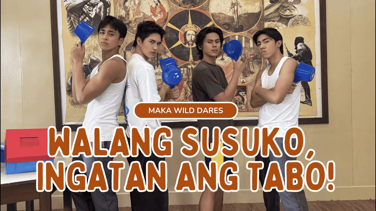 Mga binata, nagkayabangan at nagkasubukan ng lakas dahil sa tabo ...