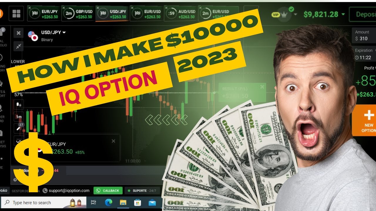 How I Make money with IQ option 10000$ | IQ option tutorial 2023 - YouTube