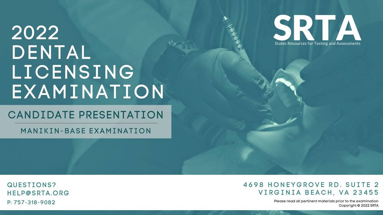 2022 SRTA Manikin Dental Examination Orientation - YouTube