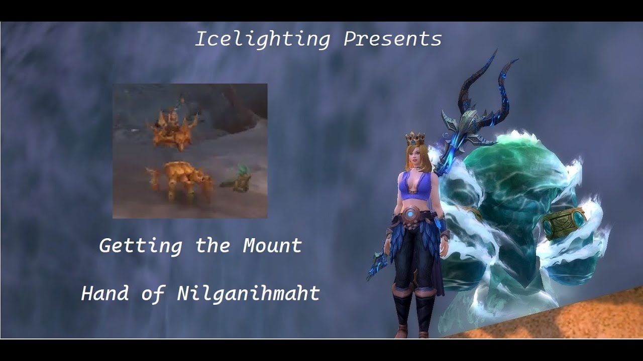 Hand of Nilganihmaht - Gold hand Mount - The Maw - Seal breaker key ...