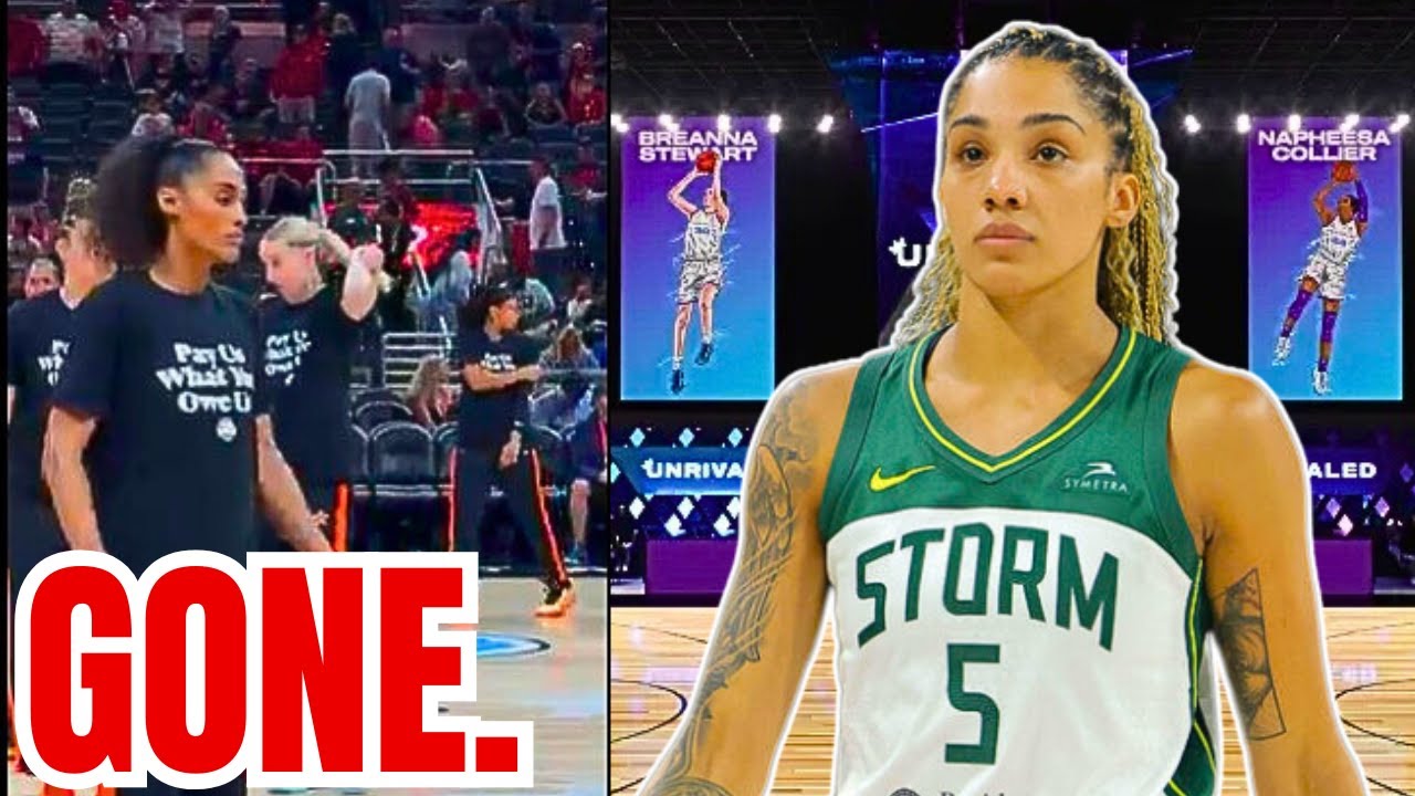 Gabby Williams CONFIRMS WNBA wants UNRIVALED GONE! Pay Us Shirts ...
