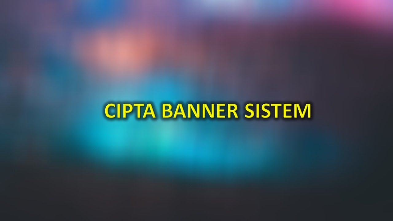 CARA MUDAH CIPTA BANNER SISTEM - KERJA KURSUS SK 2022-23 - YouTube