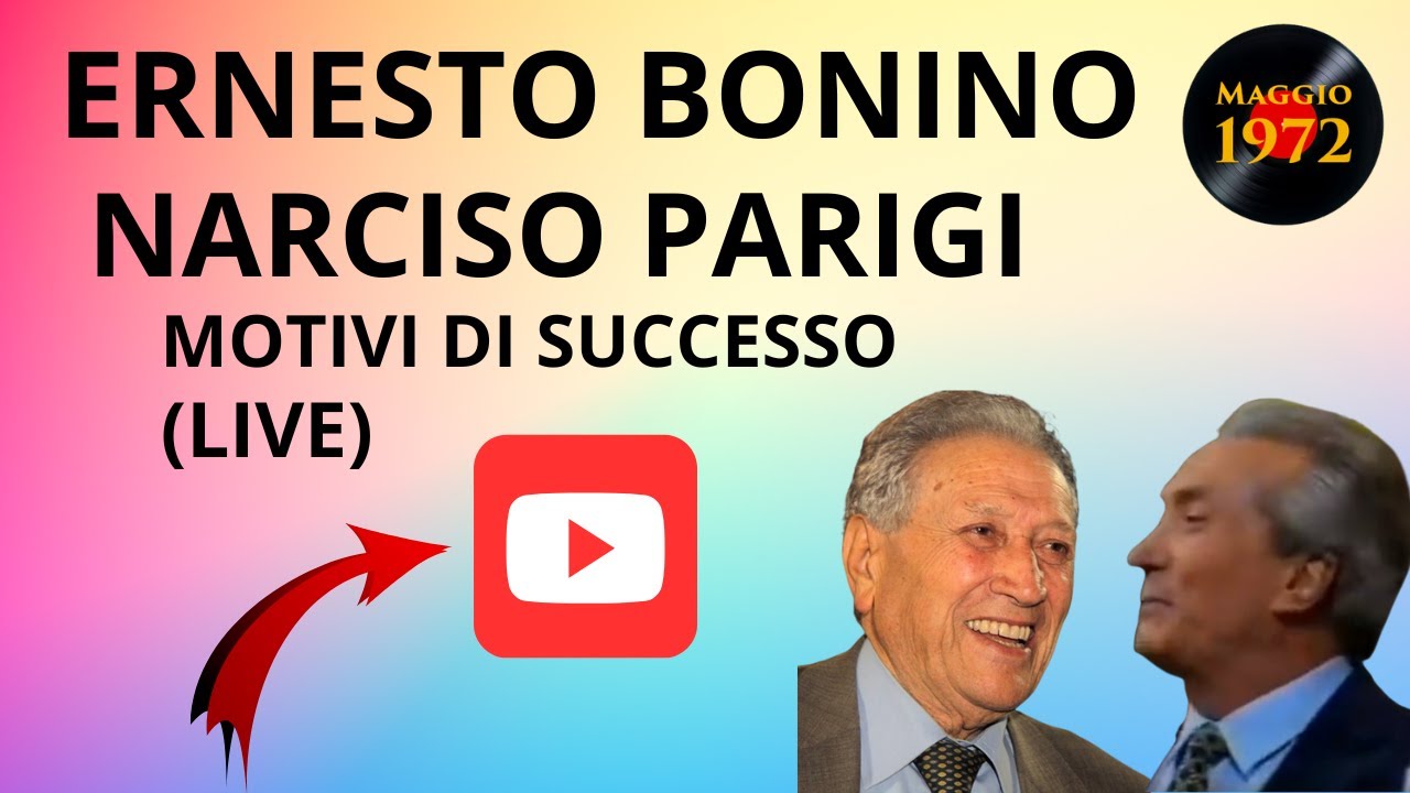 Ernesto Bonino e Narciso Parigi - Medley di successi radiofonici - YouTube