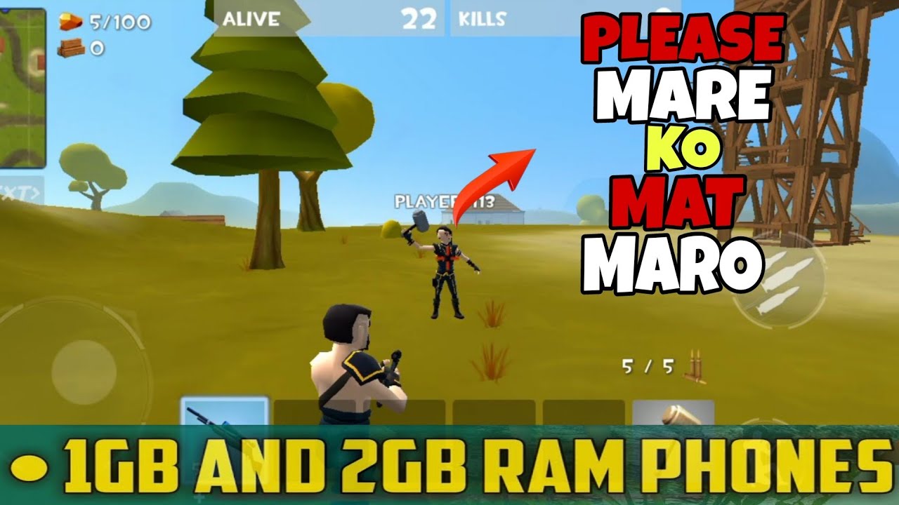 New survival game for 1gb and 2gb Ram phones || Rocket Royale 🚀 ...