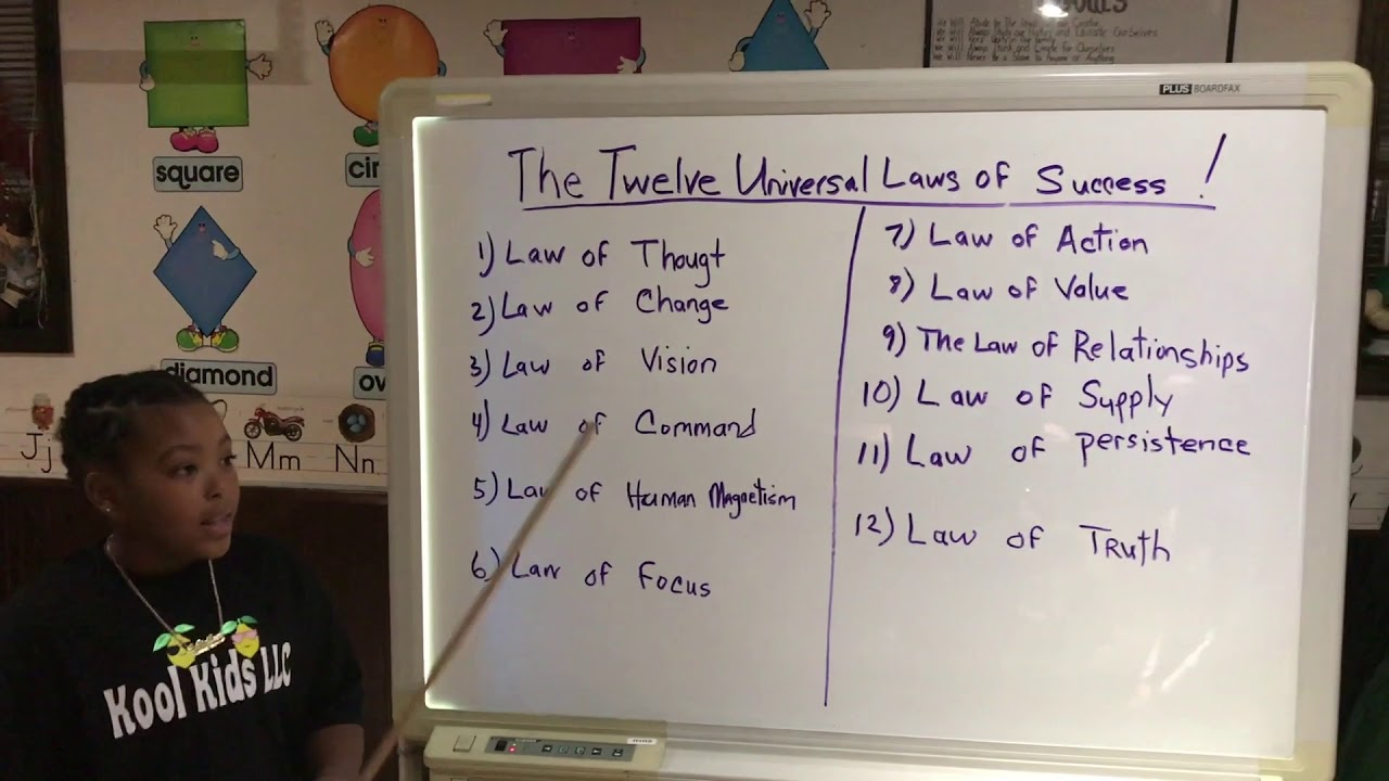 12 Universal Laws of Success - YouTube