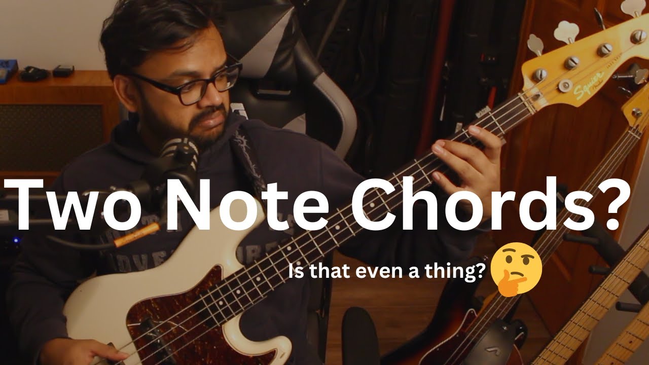 Two Note Chords for Bass Guitar - Simple Harmonization - YouTube