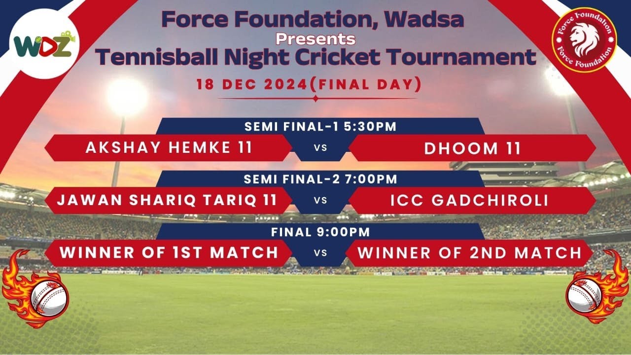 Force Foundation Cricket Tournament Season - 6 ( WADSA ) | FINAL DAY ...