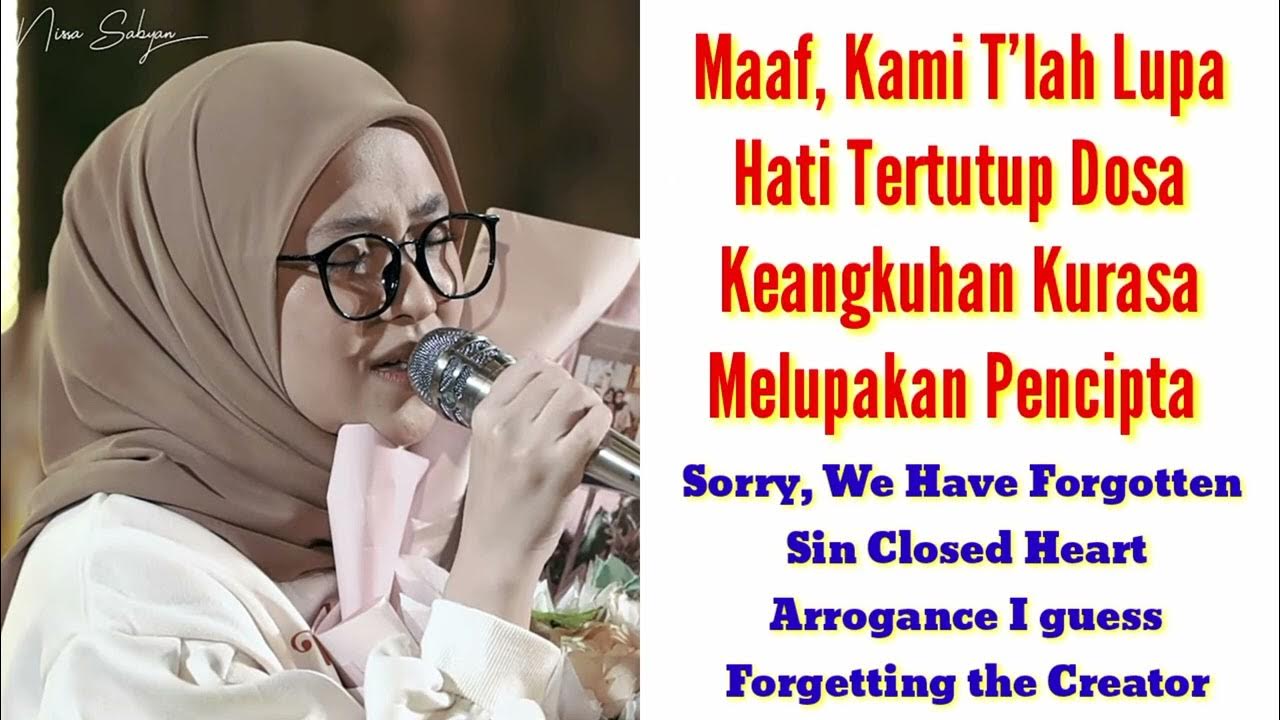 Lirik Lagu MAHA KASIH Cover By NISSA SABYAN - YouTube