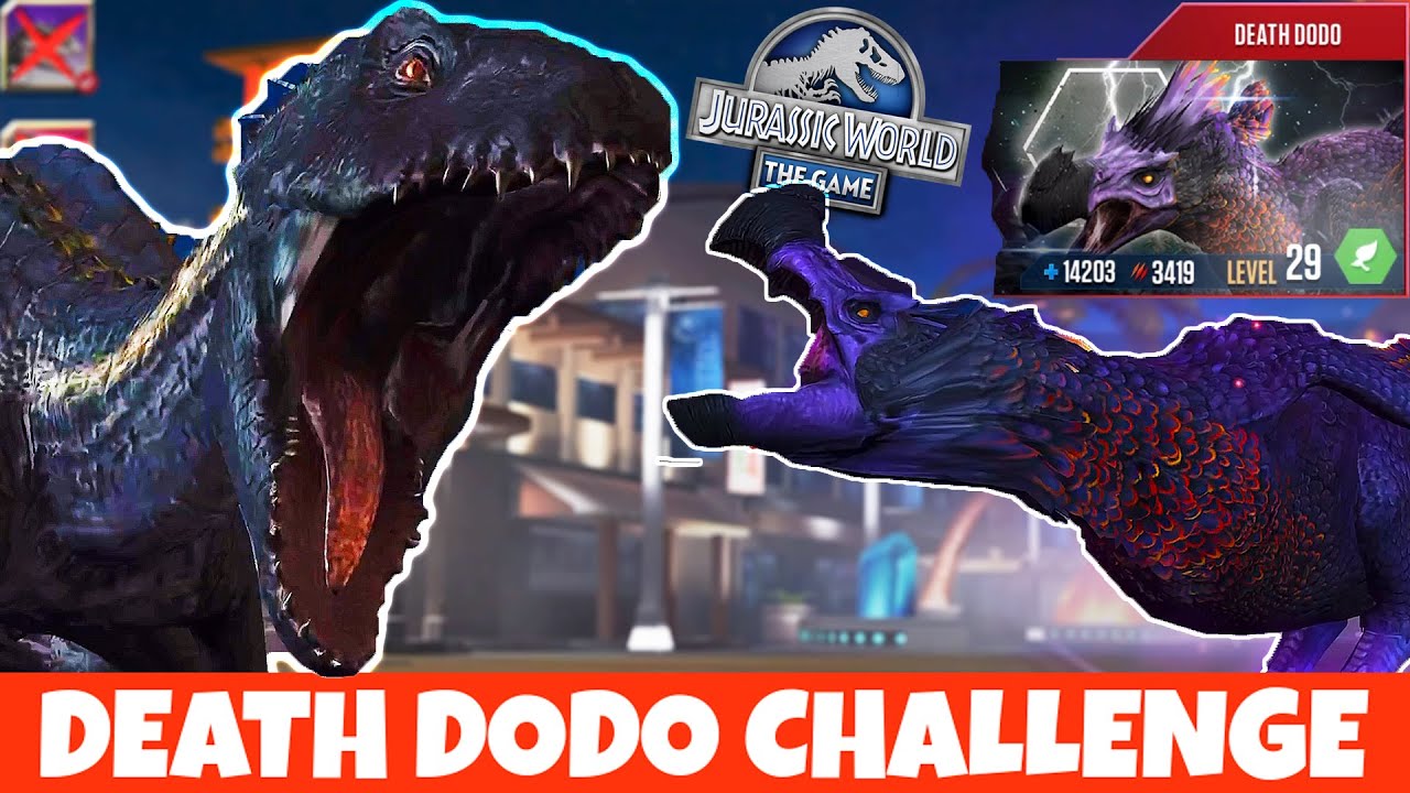 Death Dodo Challenge | Can I Reach Level 40? | Jurassic World The Game ...