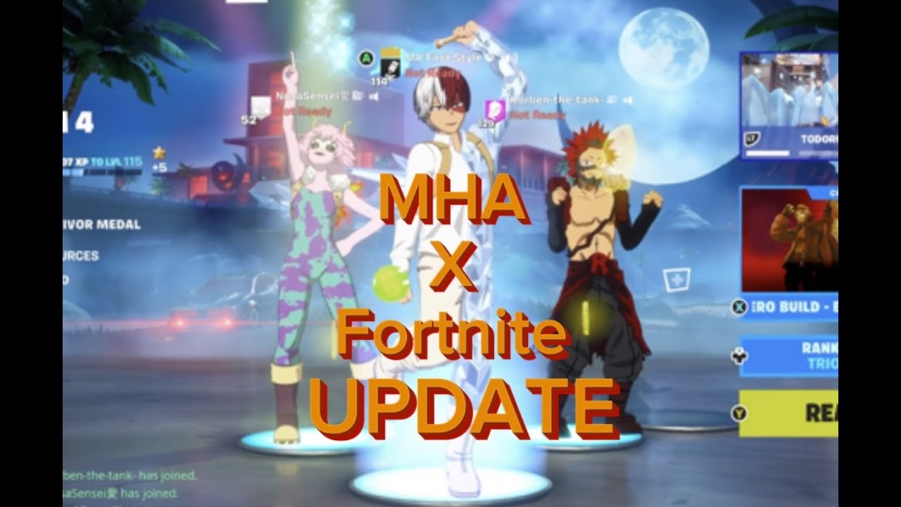 FORTNITE MHA UPDATE/ZeroBuilds CH4S4 - YouTube