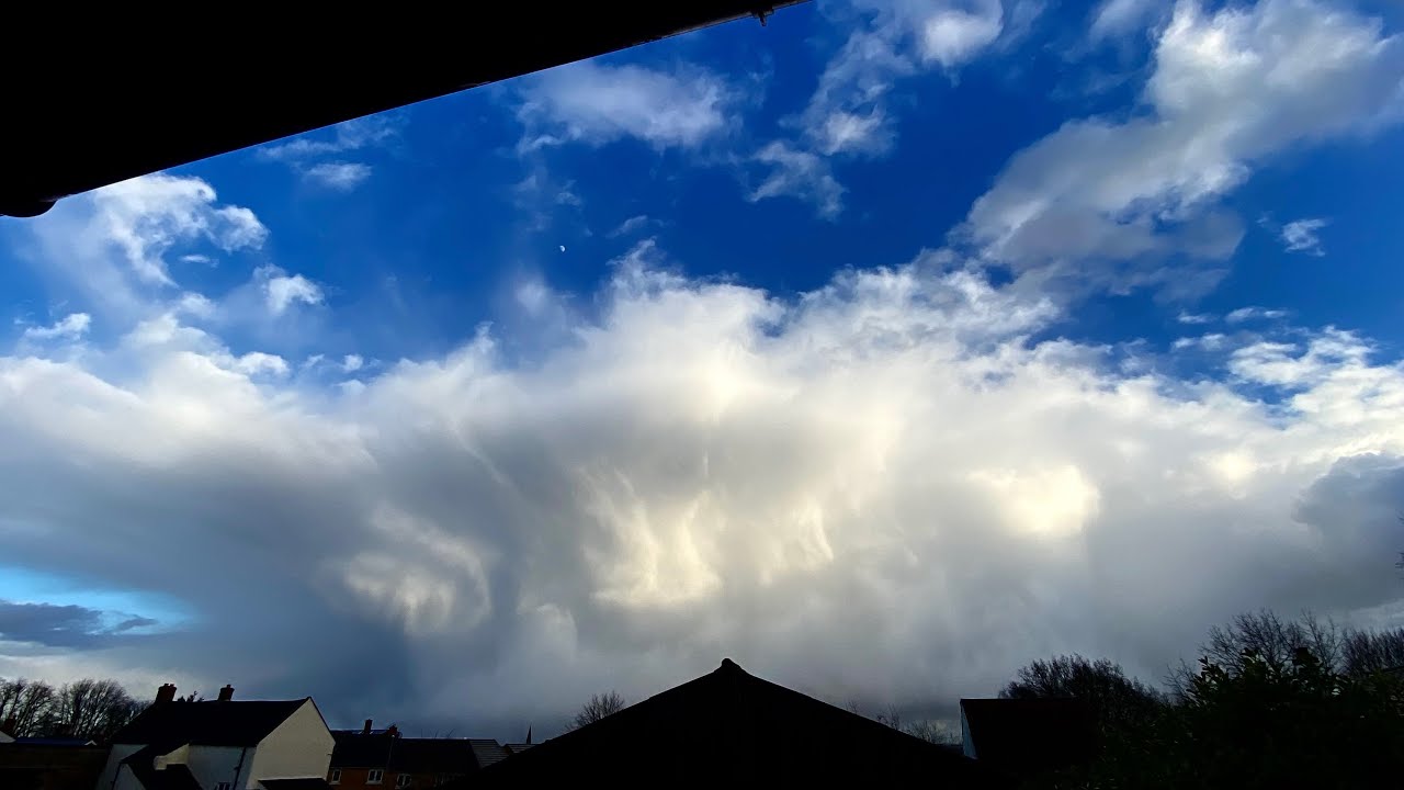 Hail Showers - Northamptonshire, UK - 10 February 2022 - YouTube