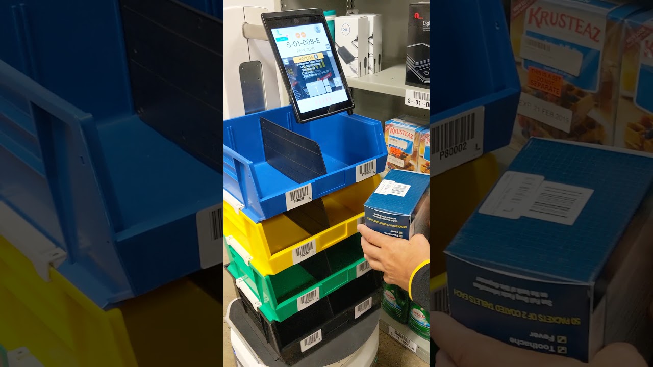 Locus Robotics LocusBot Pick Demo - YouTube